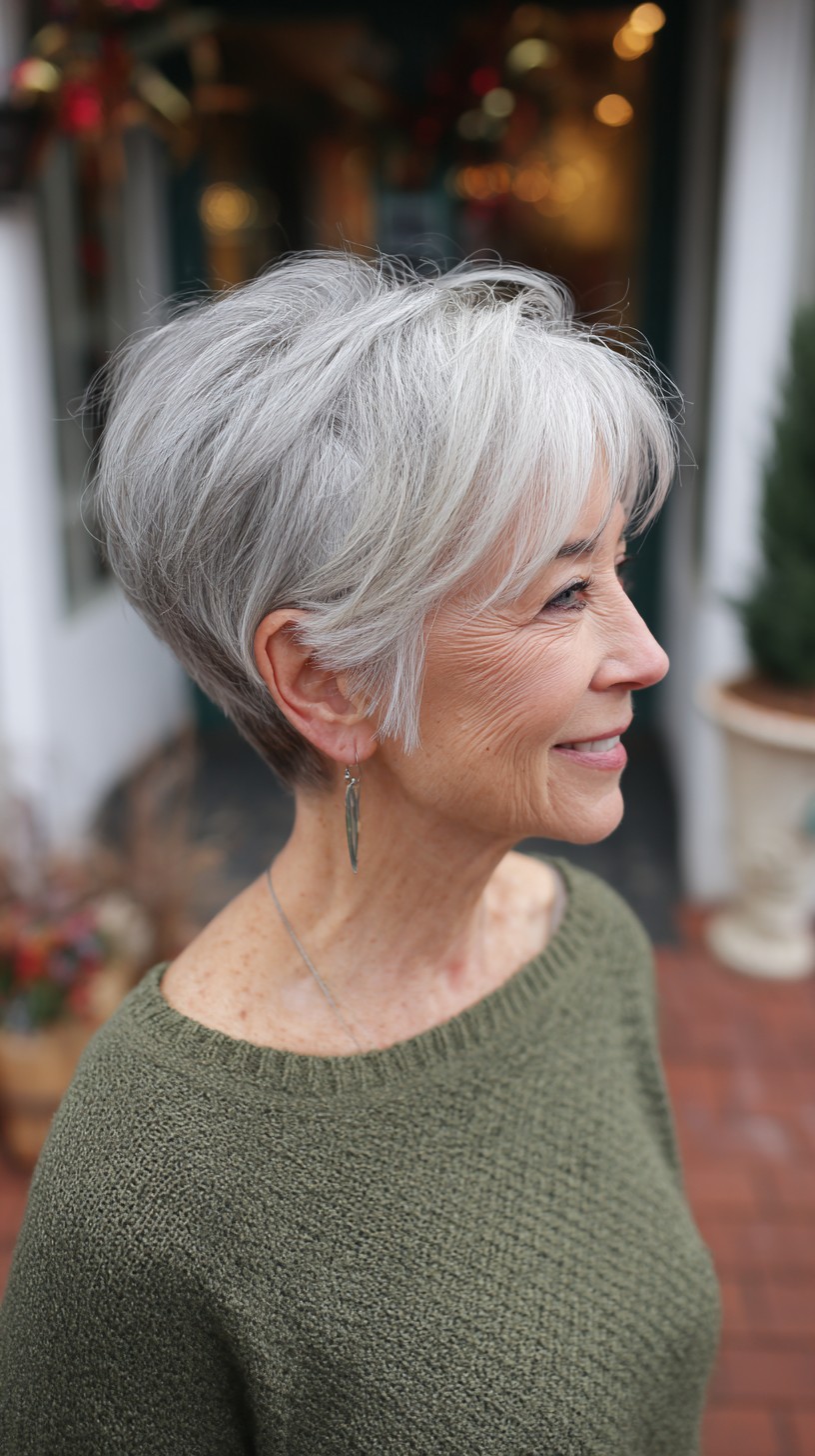 50 Lovely Graduated Pixie-Bob Haircuts for the Everyday 70-Year-Old