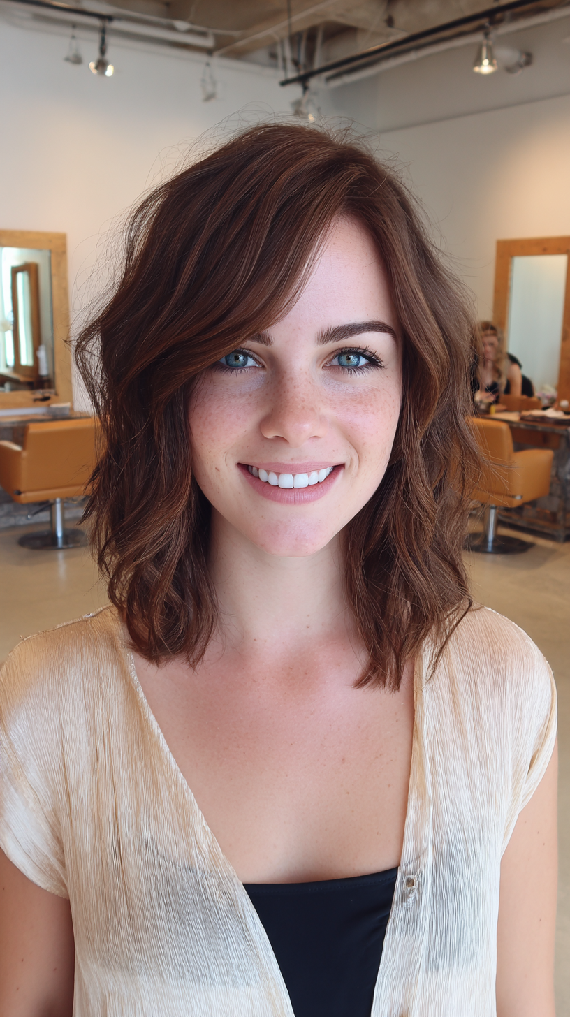 25 Must-See Wavy Lobs with Bangs Set to Be Huge in 2026