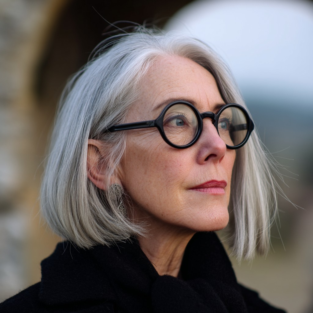 35 Modern Blunt Cuts Women Over 60 Can Easily Pull Off - Kappers Magazine