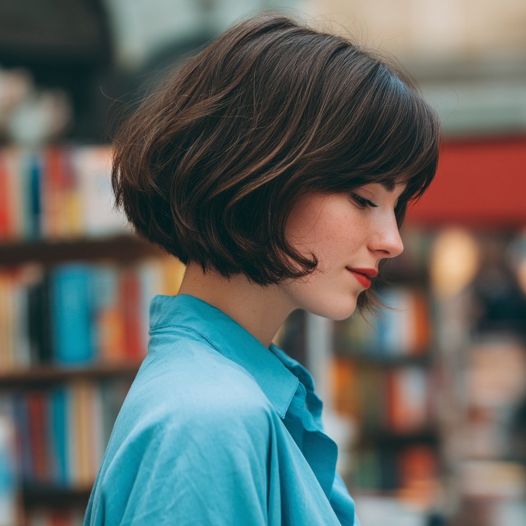 21 Chic Rounded Bobs That Will Make You Look More Sophisticated - Kappers Magazine