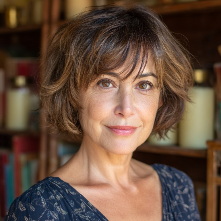 Unleash Your Inner Beauty: 25 Stunning Swoop Bangs For Women Over 60 ...