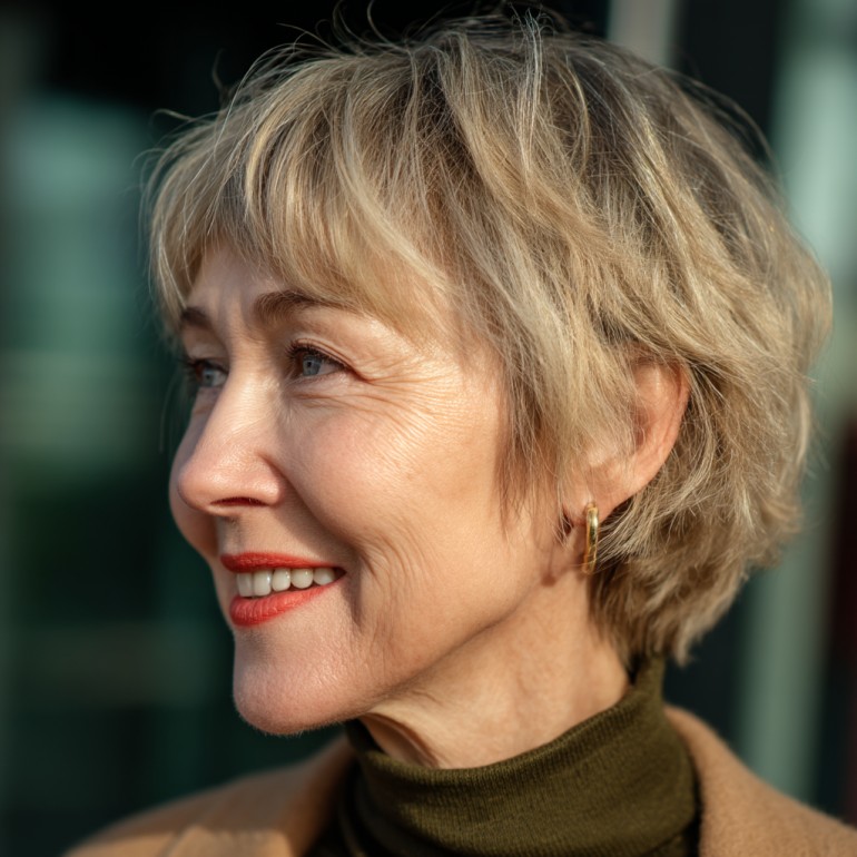 Unleash Your Inner Beauty: 25 Stunning Swoop Bangs For Women Over 60 ...