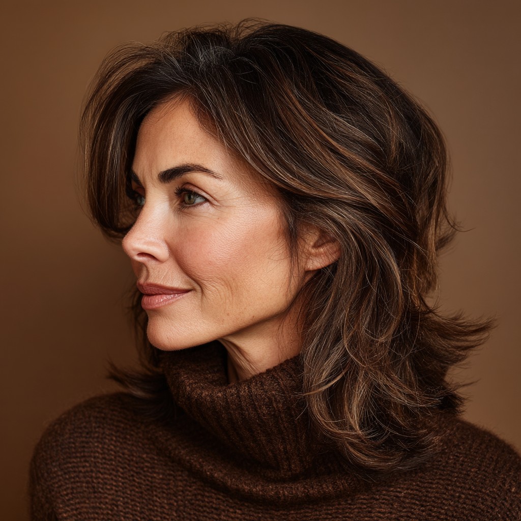 25 Gorgeous Layered Shoulder Length Hair Ideas for 2025 - Kappers Magazine
