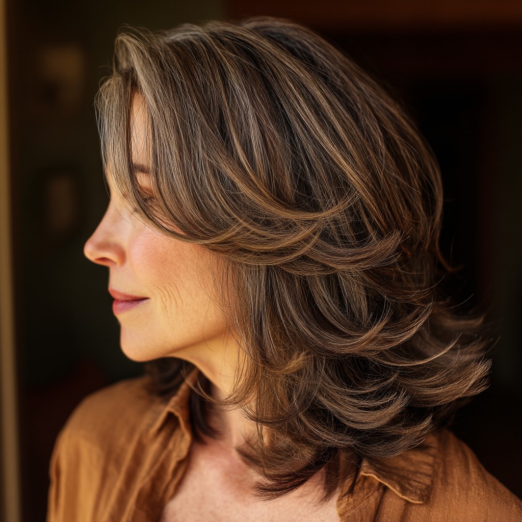 25 Gorgeous Layered Shoulder Length Hair Ideas for 2025 - Kappers Magazine