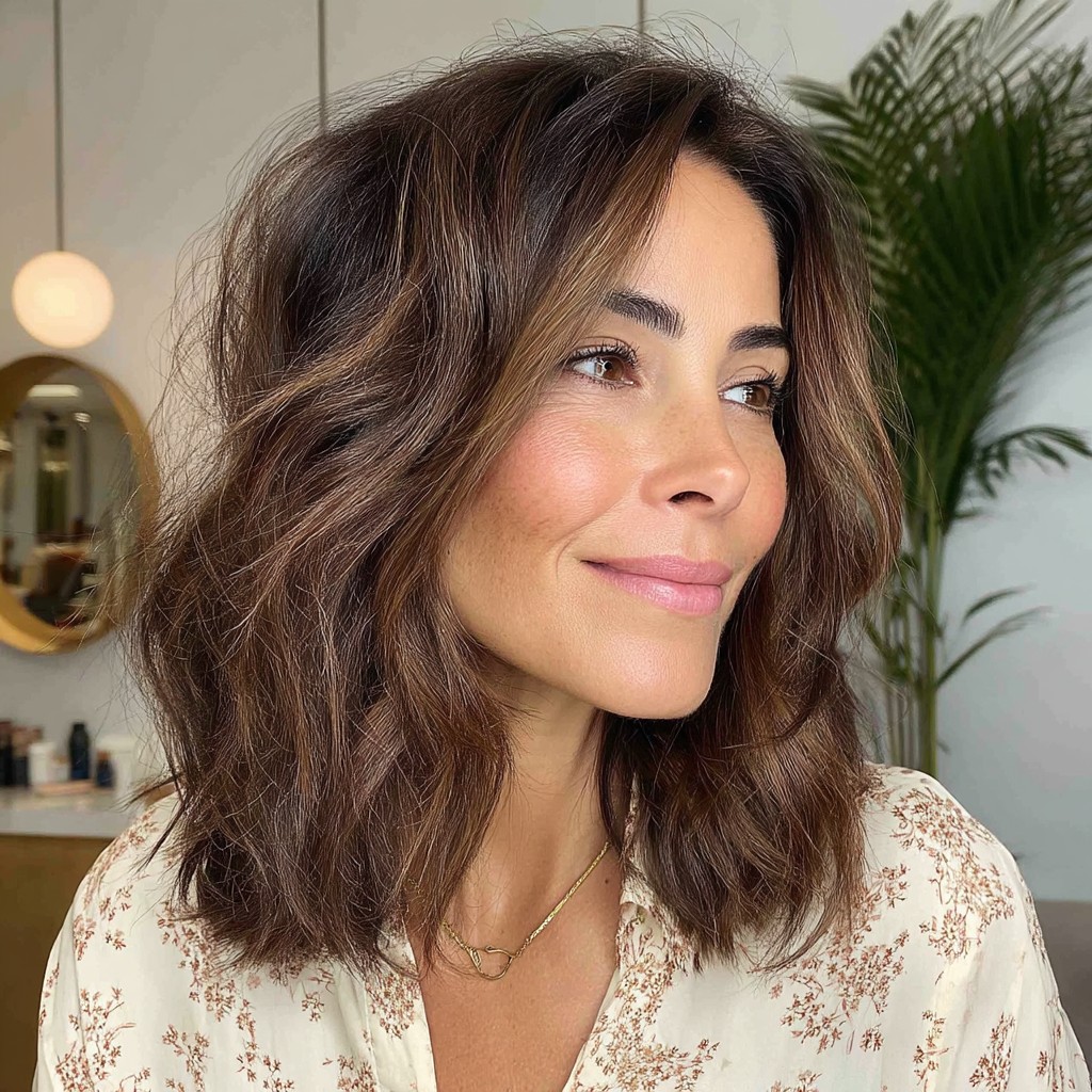 25 Stylish Long Bobs for Over 40 You’ll Want in 2025 - Kappers Magazine