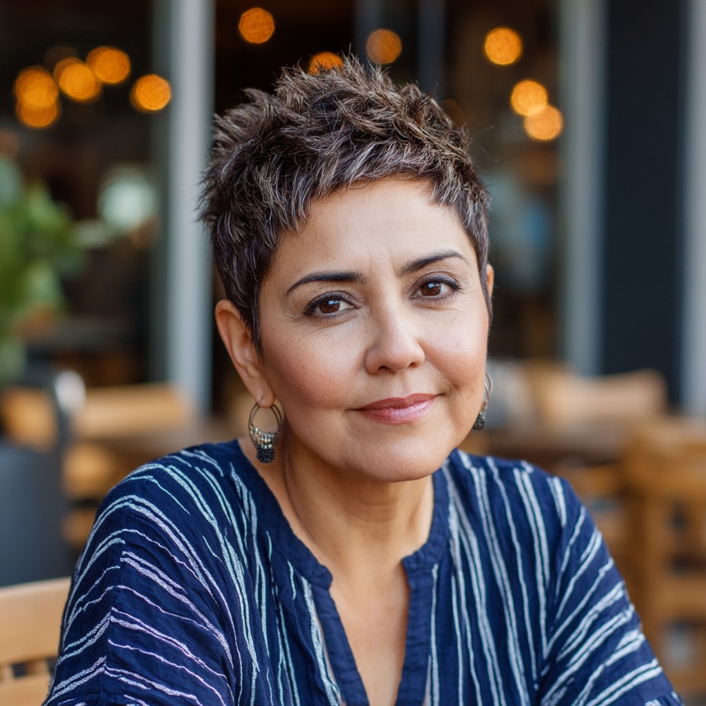 25 Edgy Short Spiky Haircuts Taking Over for Women Over 40 in 2025 ...