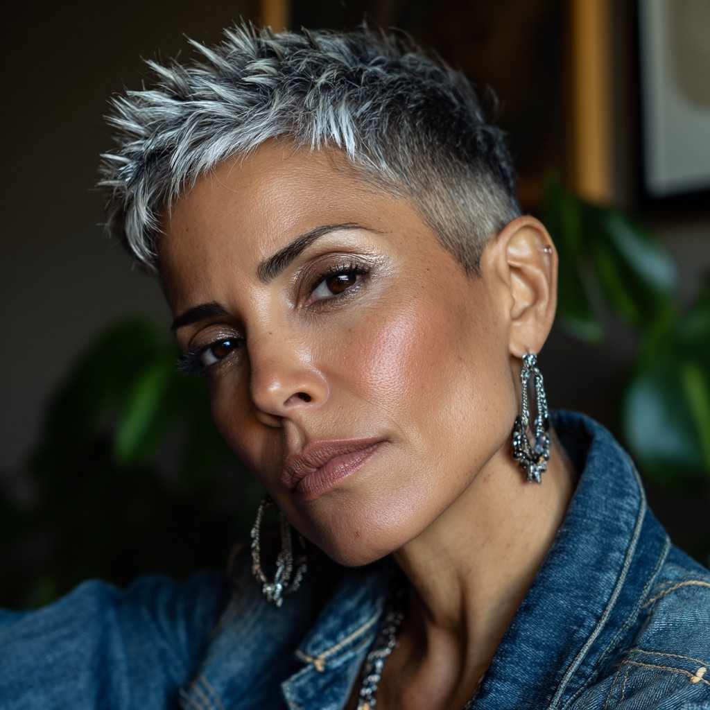 25 Edgy Short Spiky Haircuts Taking Over for Women Over 40 in 2025 ...