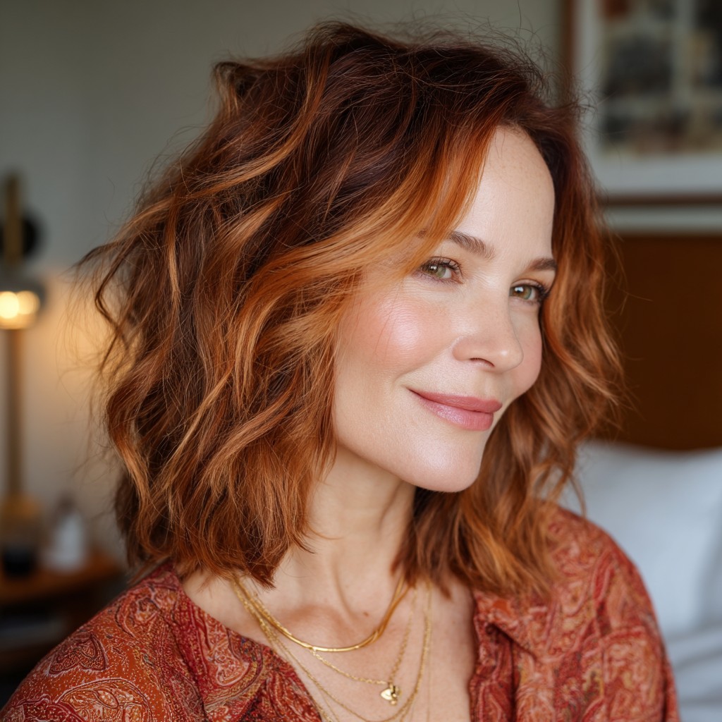 25 Stylish Long Bobs for Over 40 You’ll Want in 2025 - Kappers Magazine