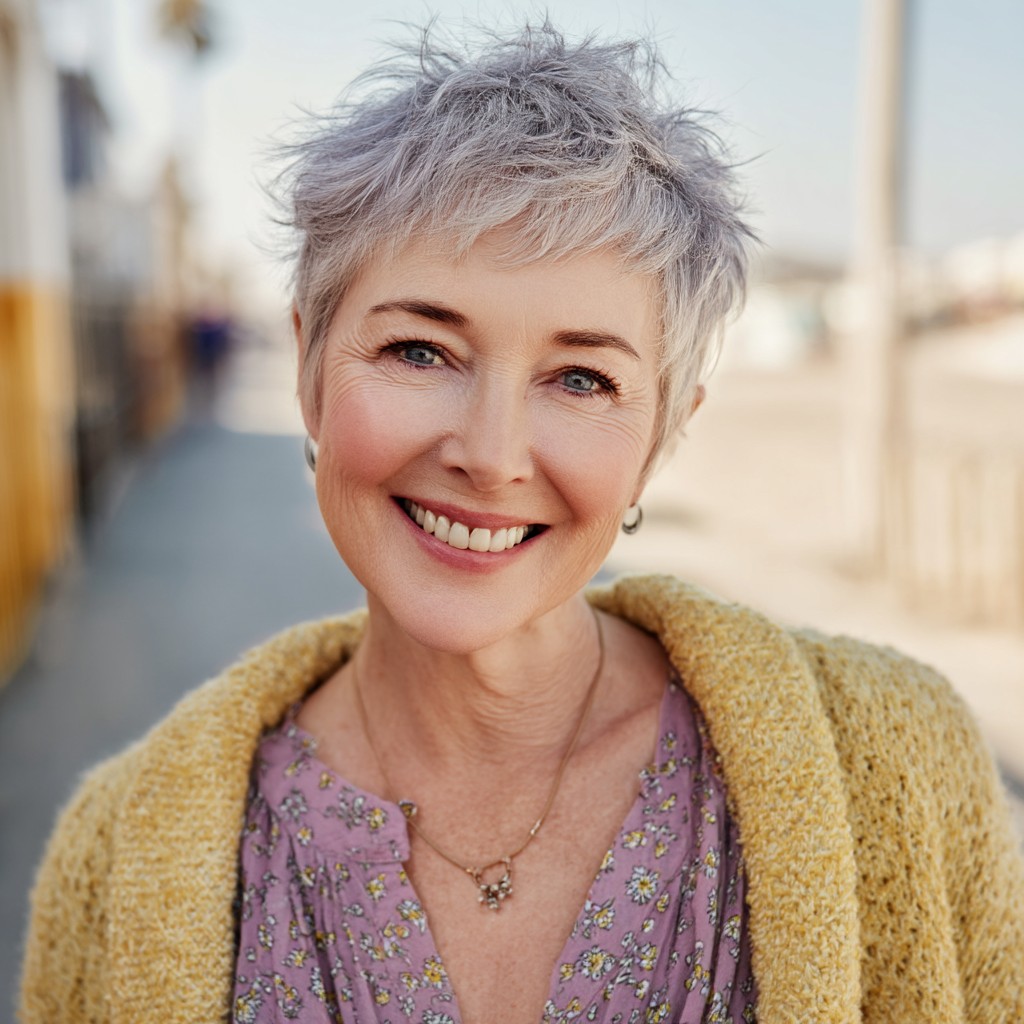 22 Youthful Spiky Pixie Cuts That Are Perfect for Women Over 70 ...