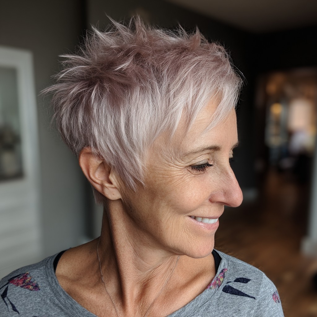 22 Youthful Spiky Pixie Cuts That Are Perfect for Women Over 70 ...