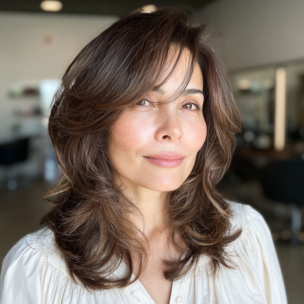 25 Low-Maintenance Long Side Bangs That Will Complement Your Style ...