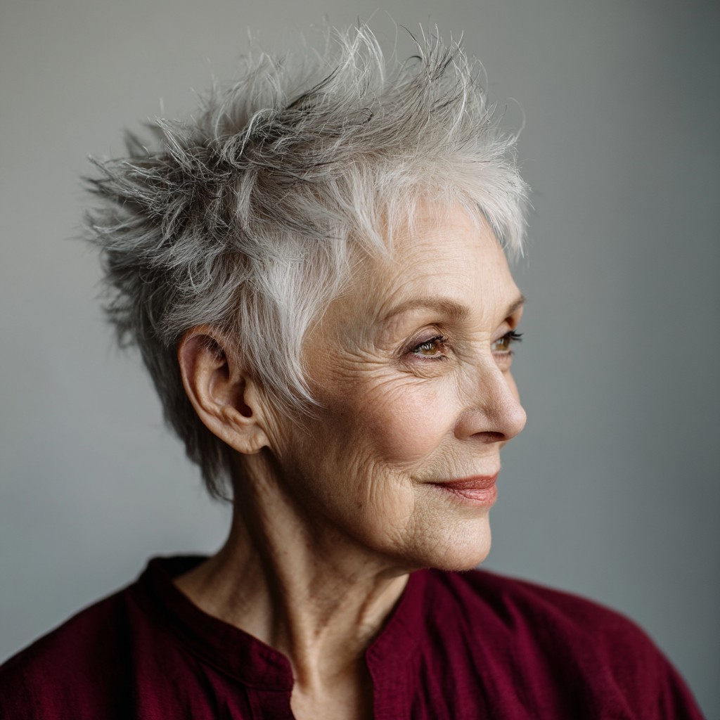 22 Youthful Spiky Pixie Cuts That Are Perfect for Women Over 70 ...