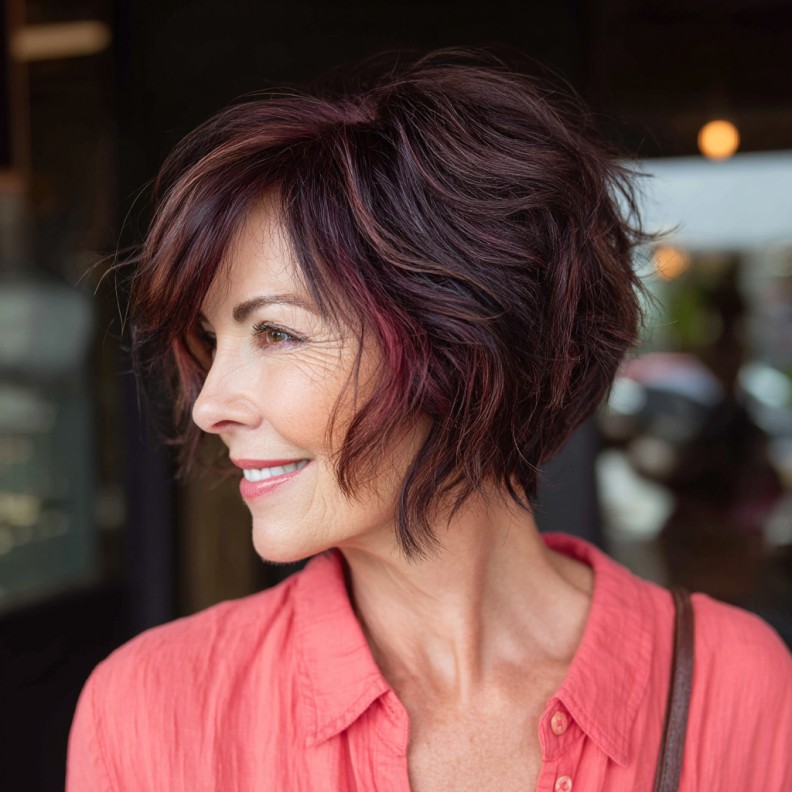 23 Low-Maintenance Red Wine Hair Colors Women Over 50 Are Loving ...