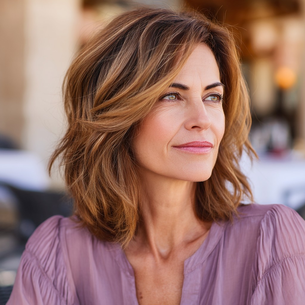 24 Beautiful Shoulder-Length Bobs for Heart-Shaped Faces That Will Make ...