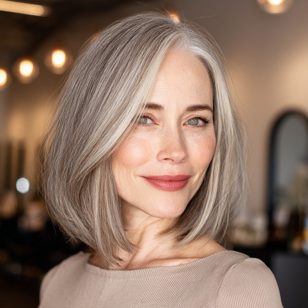 24 Beautiful Shoulder-Length Bobs for Heart-Shaped Faces That Will Make ...