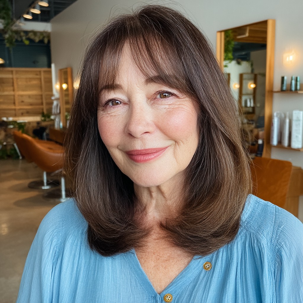 Telescope Bangs: The Fringe That Magnifies Your Eyes (Without Makeup ...