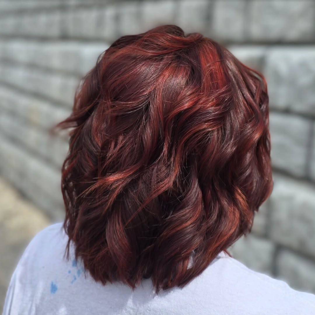23 Low-Upkeep Fire Engine Red Hair Colors Senior Ladies Are Choosing ...
