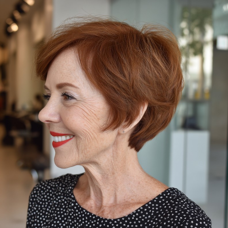27 Low-Maintenance Cinnamon Brown Hair Colors Women Over 50 Love for ...