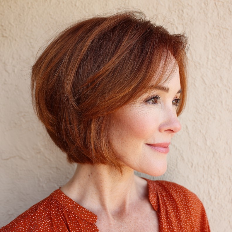 27 Low-Maintenance Cinnamon Brown Hair Colors Women Over 50 Love for ...