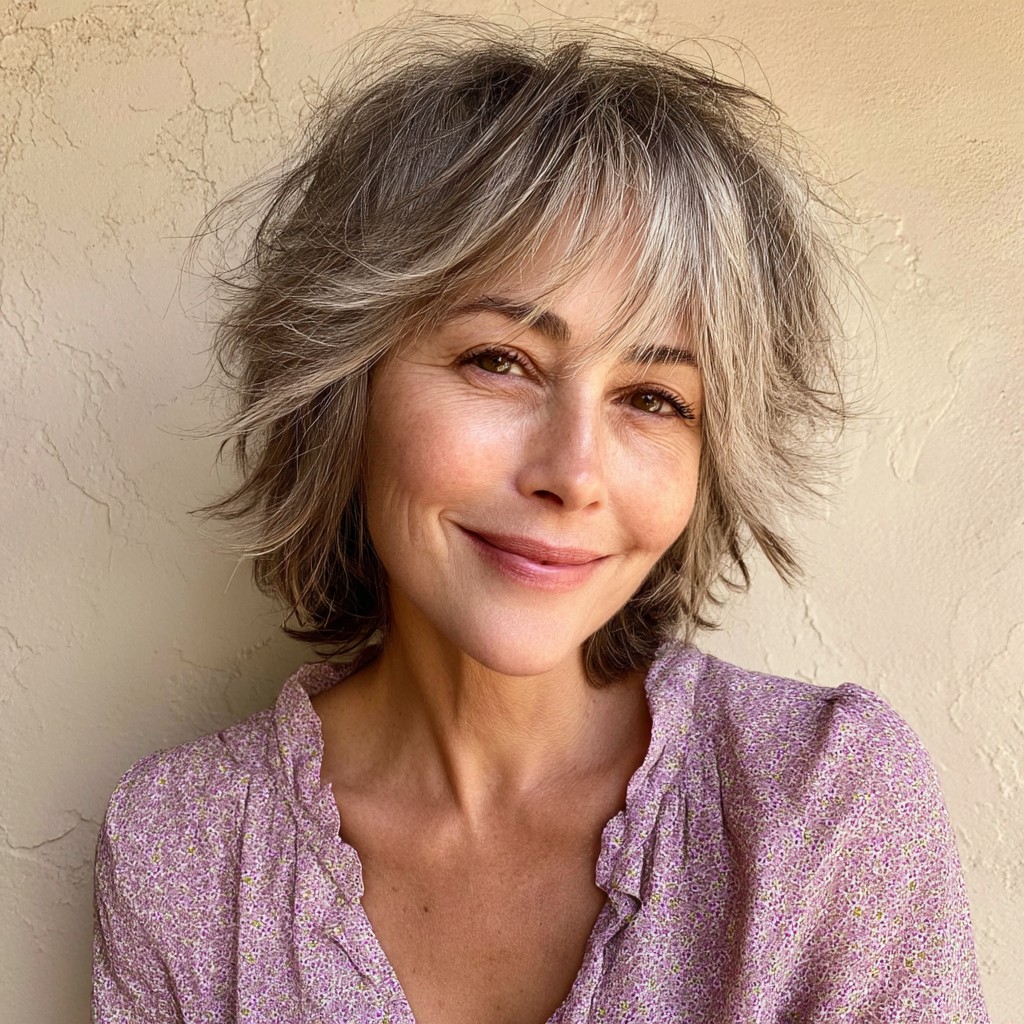 27 Cute Tousled Haircuts for Women Over 50 That Show Off Your Unique ...