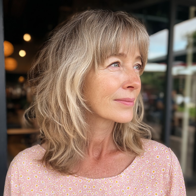 23 Feminine See Through Bangs That Are Making a Comeback - Kappers Magazine