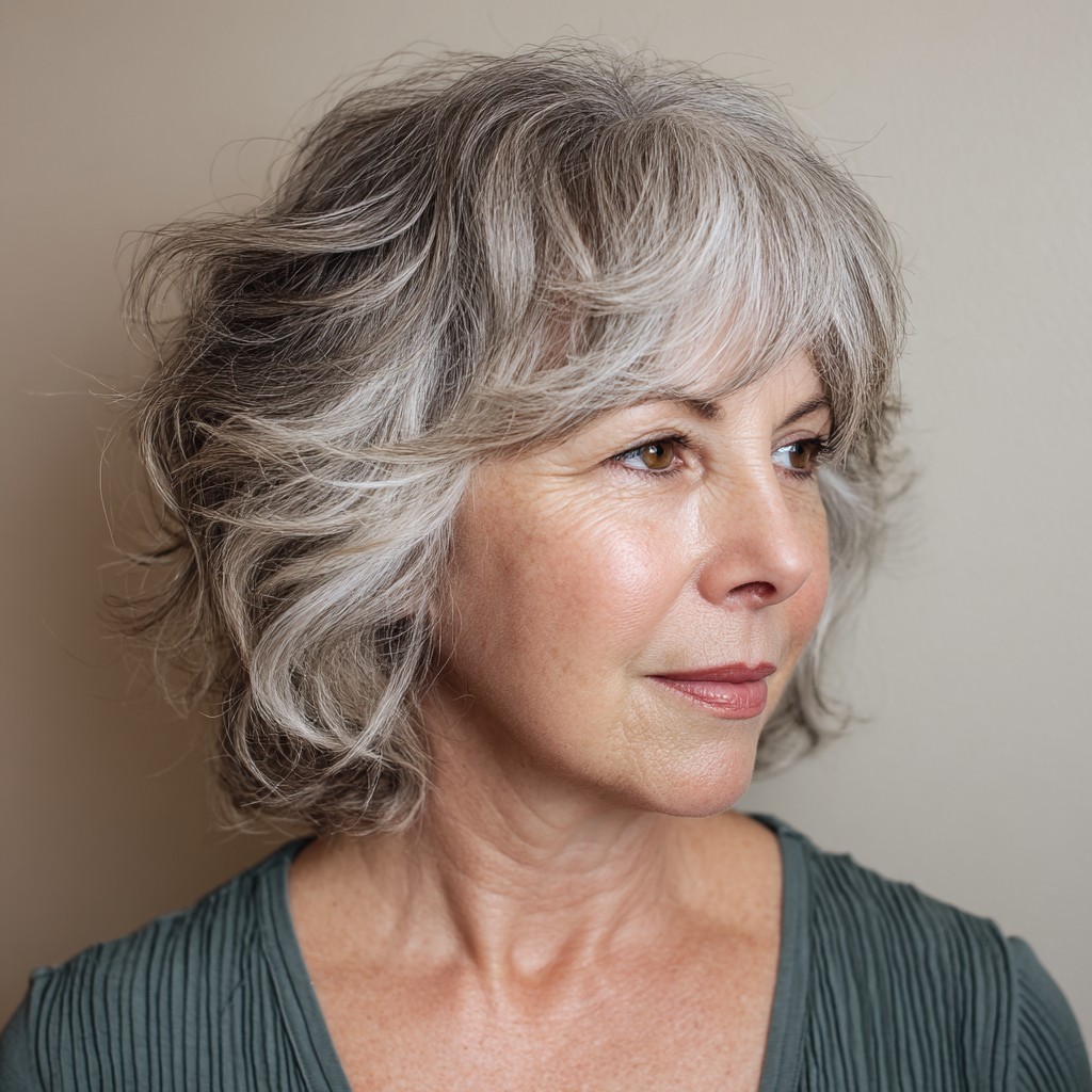 27 Cute Tousled Haircuts for Women Over 50 That Show Off Your Unique ...