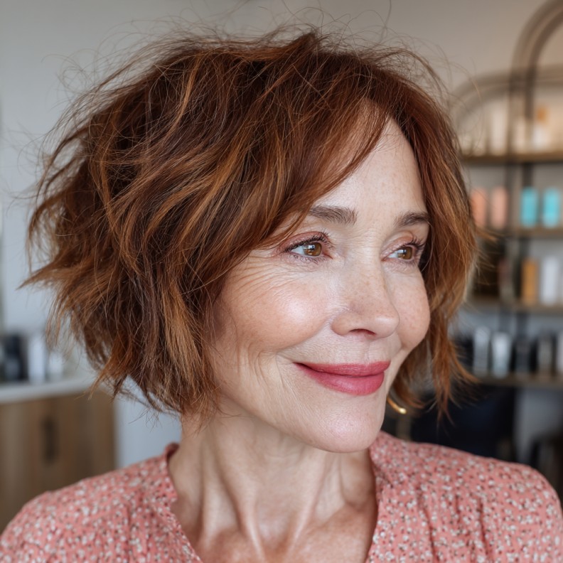 27 Low-Maintenance Cinnamon Brown Hair Colors Women Over 50 Love for ...