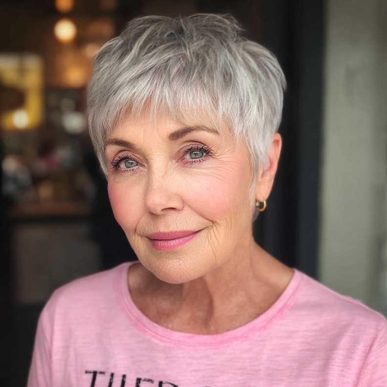 30 Easy Feathered Pixie Haircuts for Women Over 70 That Are ...