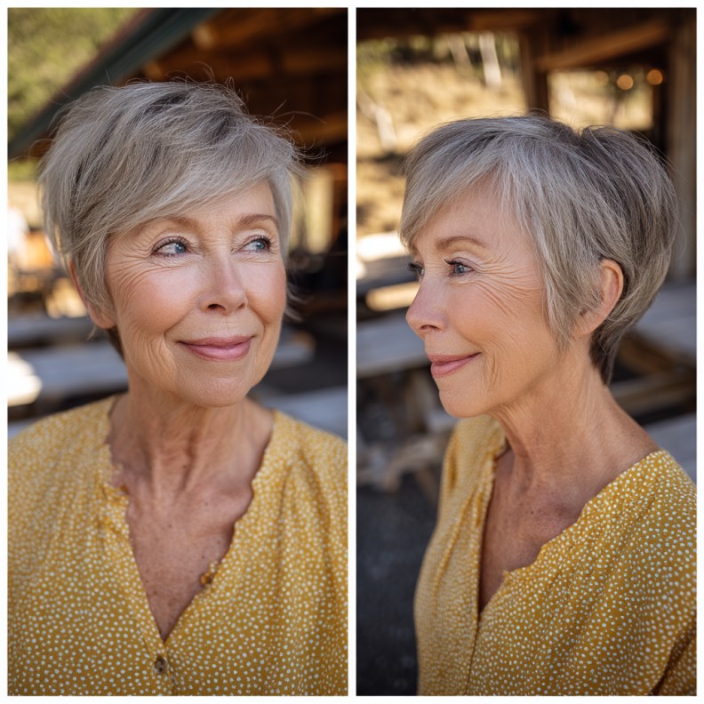 30 Easy Feathered Pixie Haircuts for Women Over 70 That Are ...