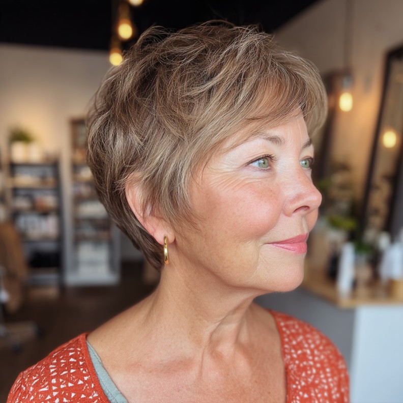 30 Easy Feathered Pixie Haircuts for Women Over 70 That Are ...