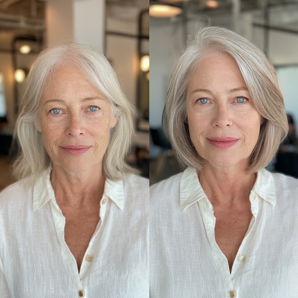 29 Pretty Hairstyles for Sparse Hair That Are Perfect for Senior Women ...