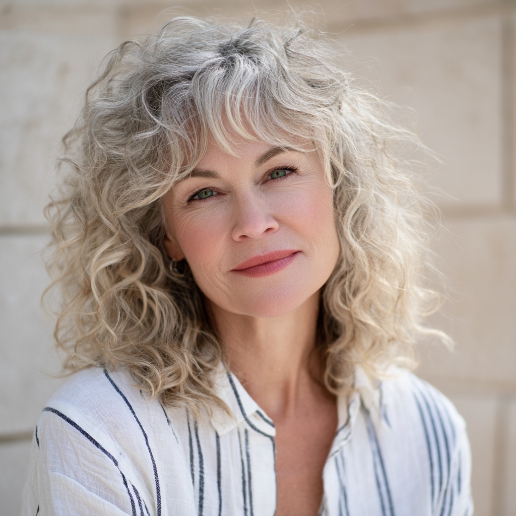25 Chic Baby Bangs Hairstyles That Flatter Women Over 50