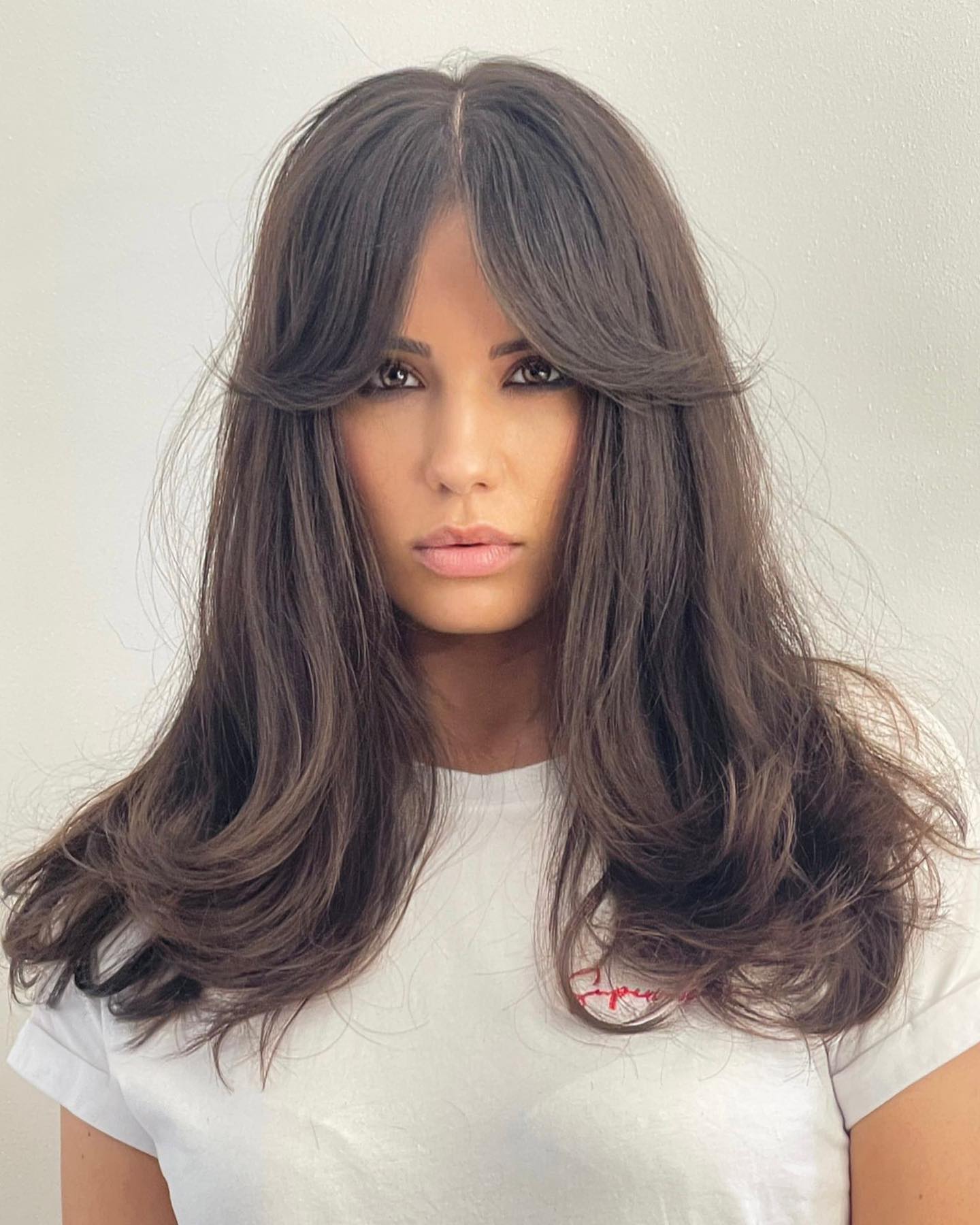 27 Middle Part Bangs That Are Perfect for Hot Summer Days