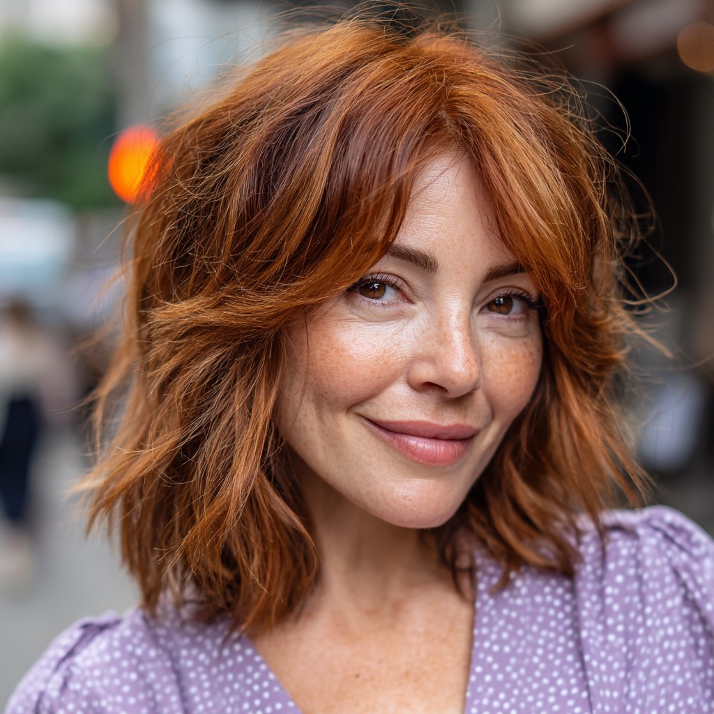 27 Middle Part Bangs That Are Perfect for Hot Summer Days