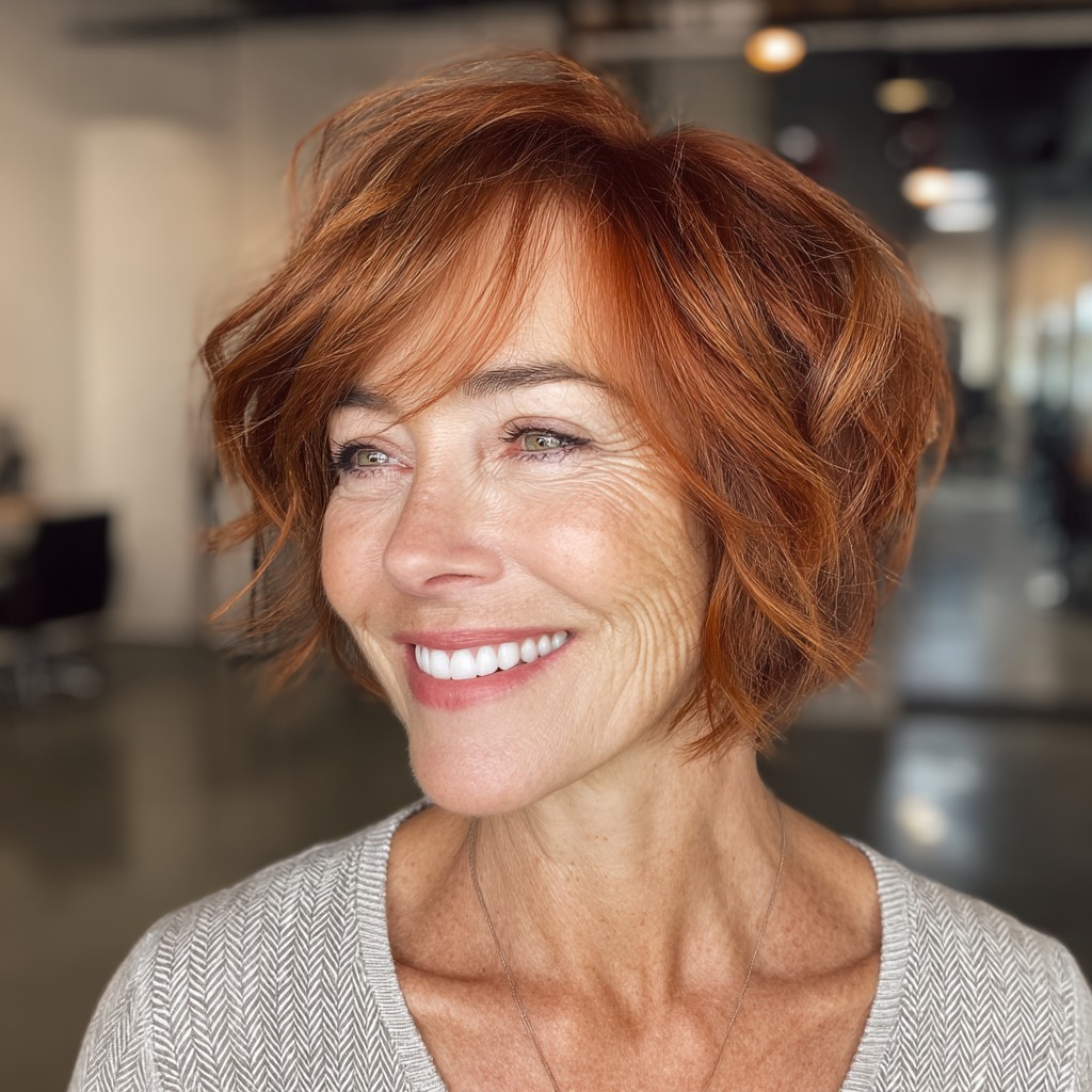 25 Reddish Brown Hair Colors Women Over 50 Are Loving Right Now