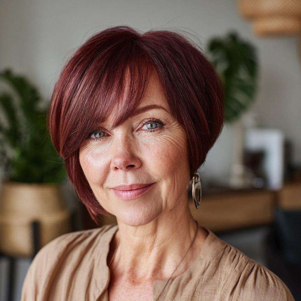 25 Trending Ruby Red Hair Colors That Are Easy to Maintain After 50 ...