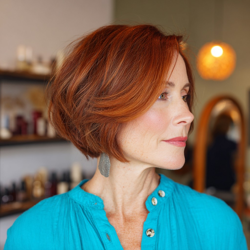 25 Trending Ruby Red Hair Colors That Are Easy to Maintain After 50 ...