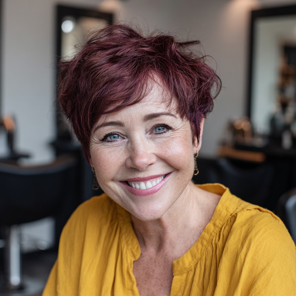 25 Trending Ruby Red Hair Colors That Are Easy to Maintain After 50 ...