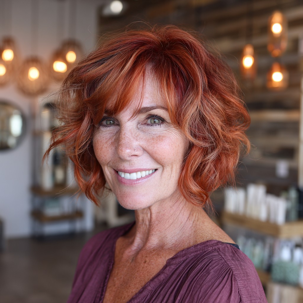 25 Trending Ruby Red Hair Colors That Are Easy to Maintain After 50 ...