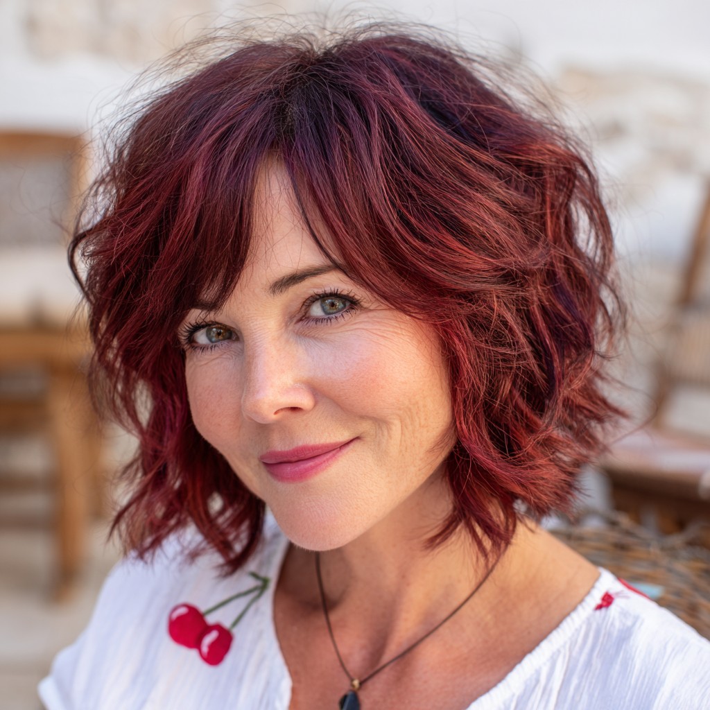 25 Trending Ruby Red Hair Colors That Are Easy to Maintain After 50 ...