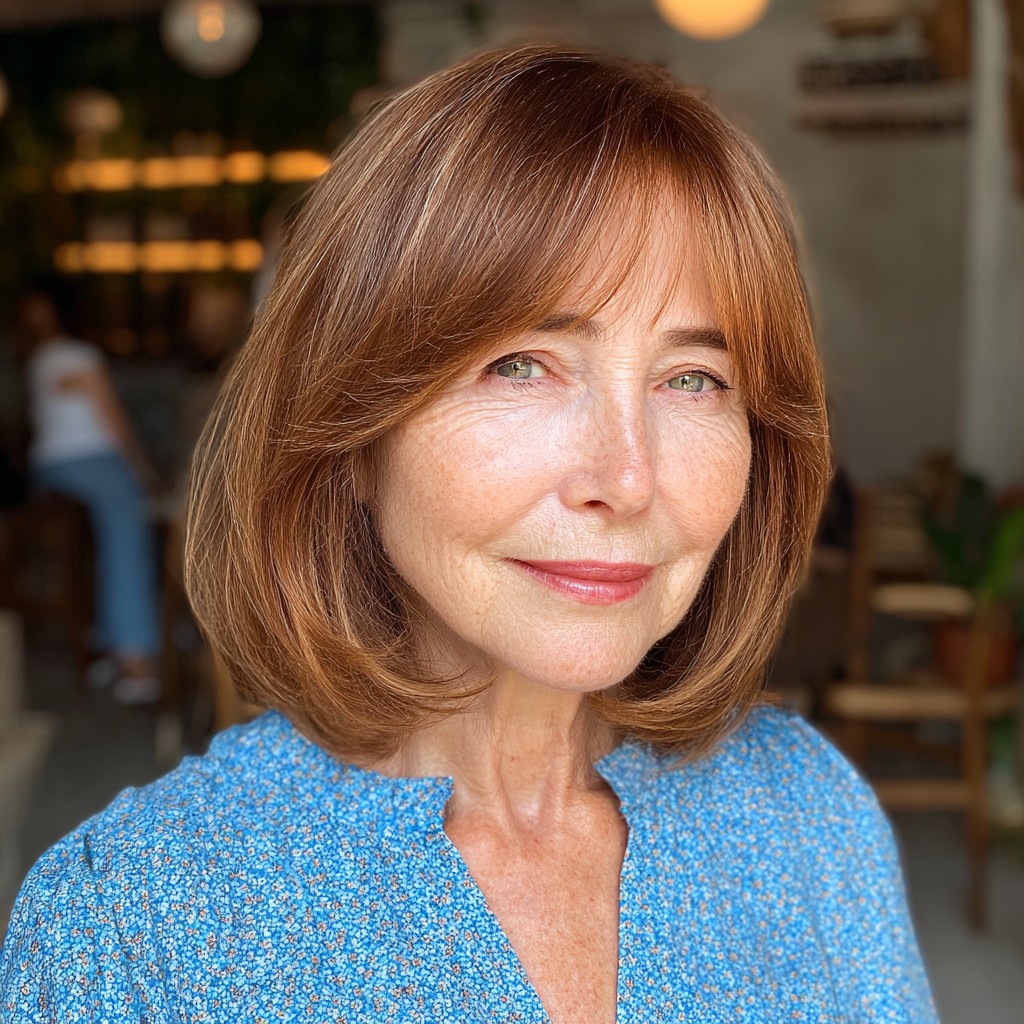 30 Youthful Cinnamon Brown Hair Colors Women Over 60 Adore