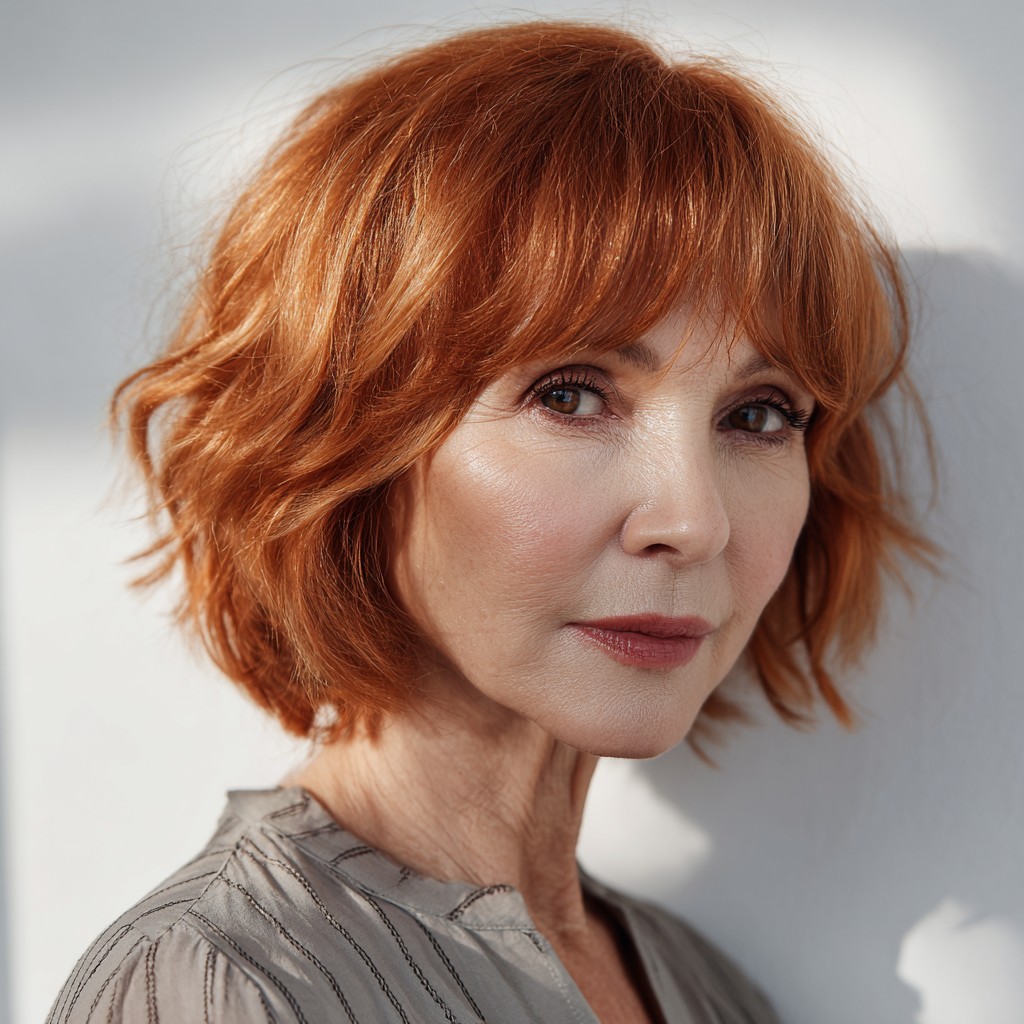 30 Youthful Cinnamon Brown Hair Colors Women Over 60 Adore
