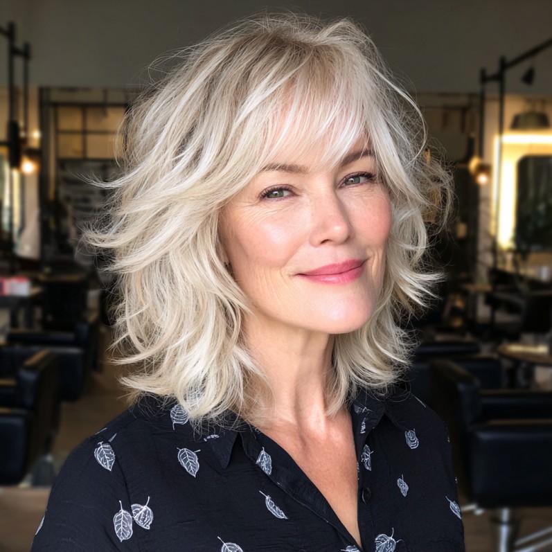 23 Beautiful Hairstyles with Side-Swept Bangs That Show Off Your ...
