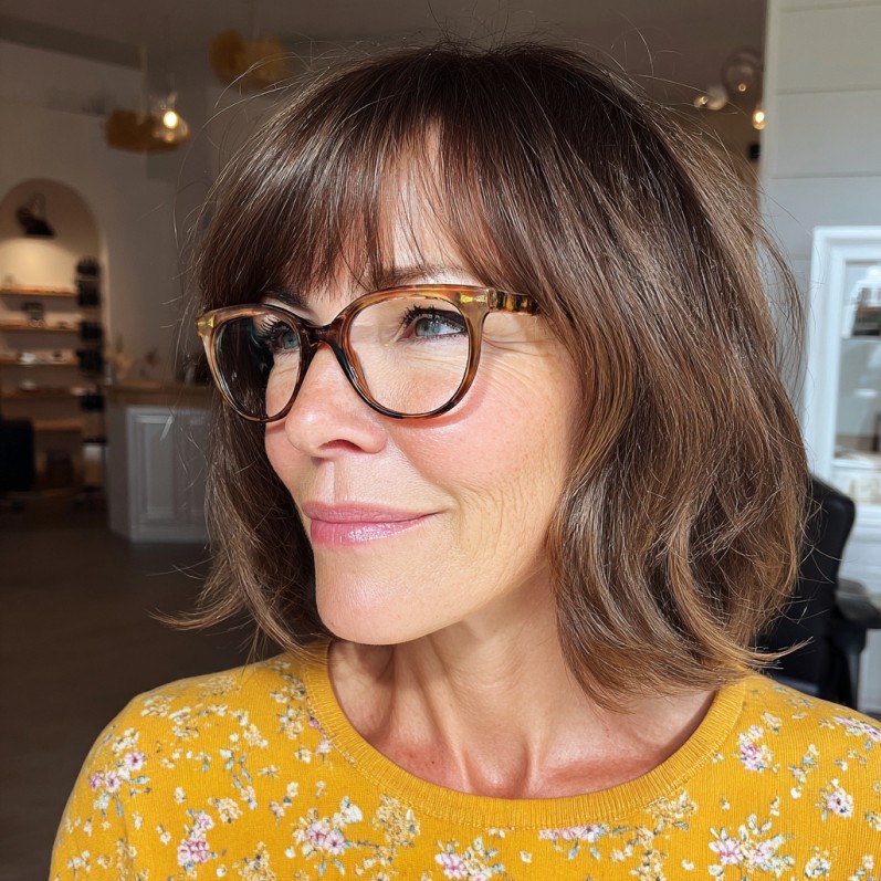 30 Flattering Hairstyles with Feathered Bangs for a Soft, Stylish Look