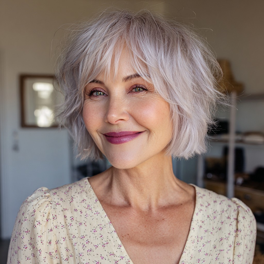 27 Sassy Sliced Bob Haircuts That Feel Just Right In Your 60s
