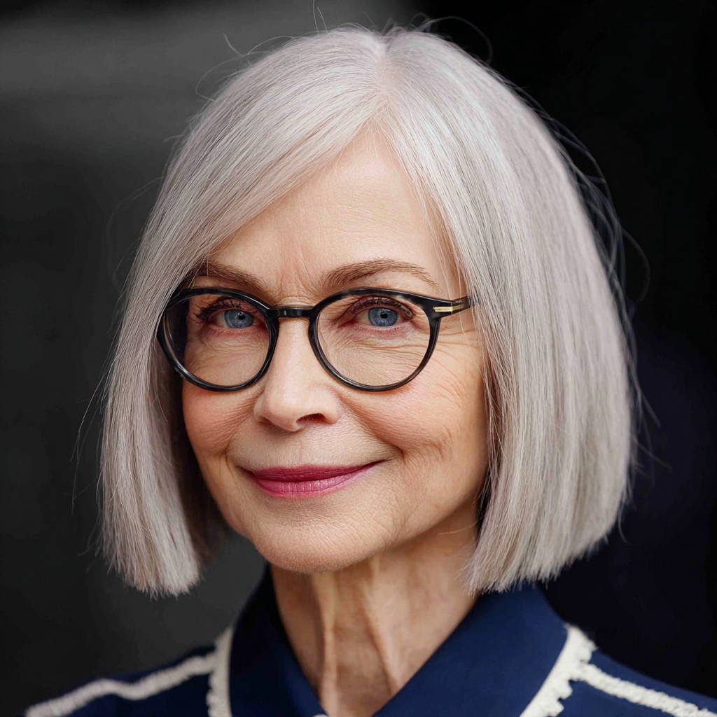 27 Sassy Sliced Bob Haircuts That Feel Just Right In Your 60s