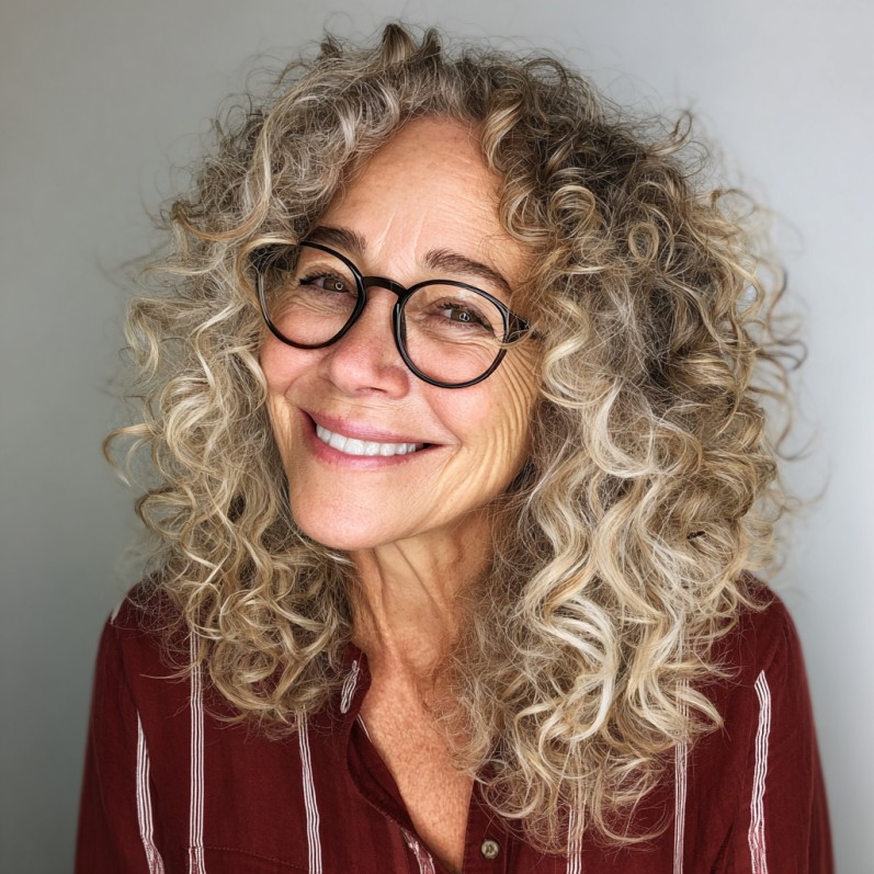 30 Trending Balayage Hair Colors for Women Over 50 With a Rounder Face ...