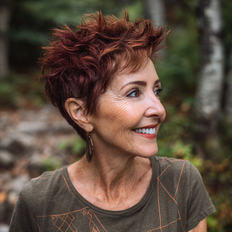 23 Cutest Red Pixie Cuts Women 50+ Are Choosing - Kappers Magazine