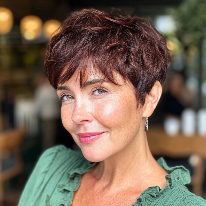 23 Cutest Red Pixie Cuts Women 50+ Are Choosing - Kappers Magazine