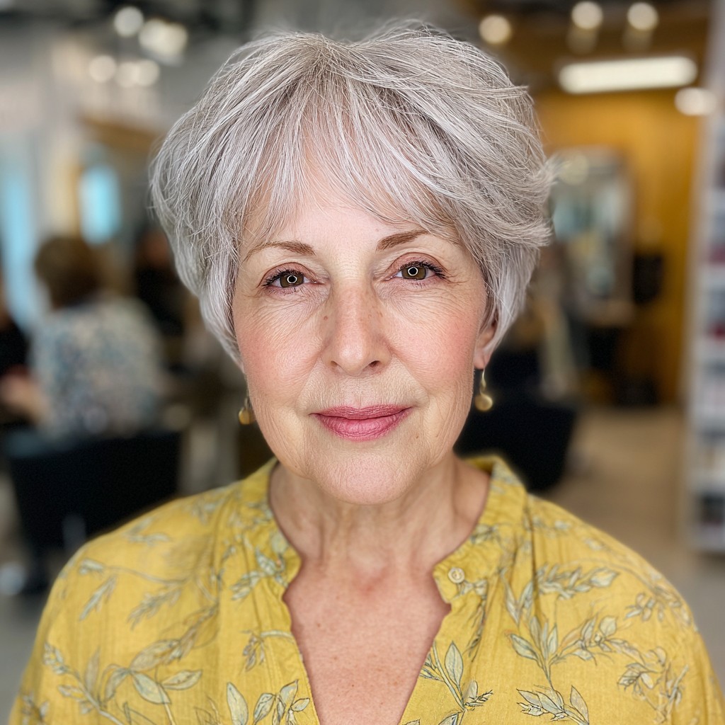 26 Pretty Face-Framing Pixie Cuts That Flatter Mature Women, Instantly